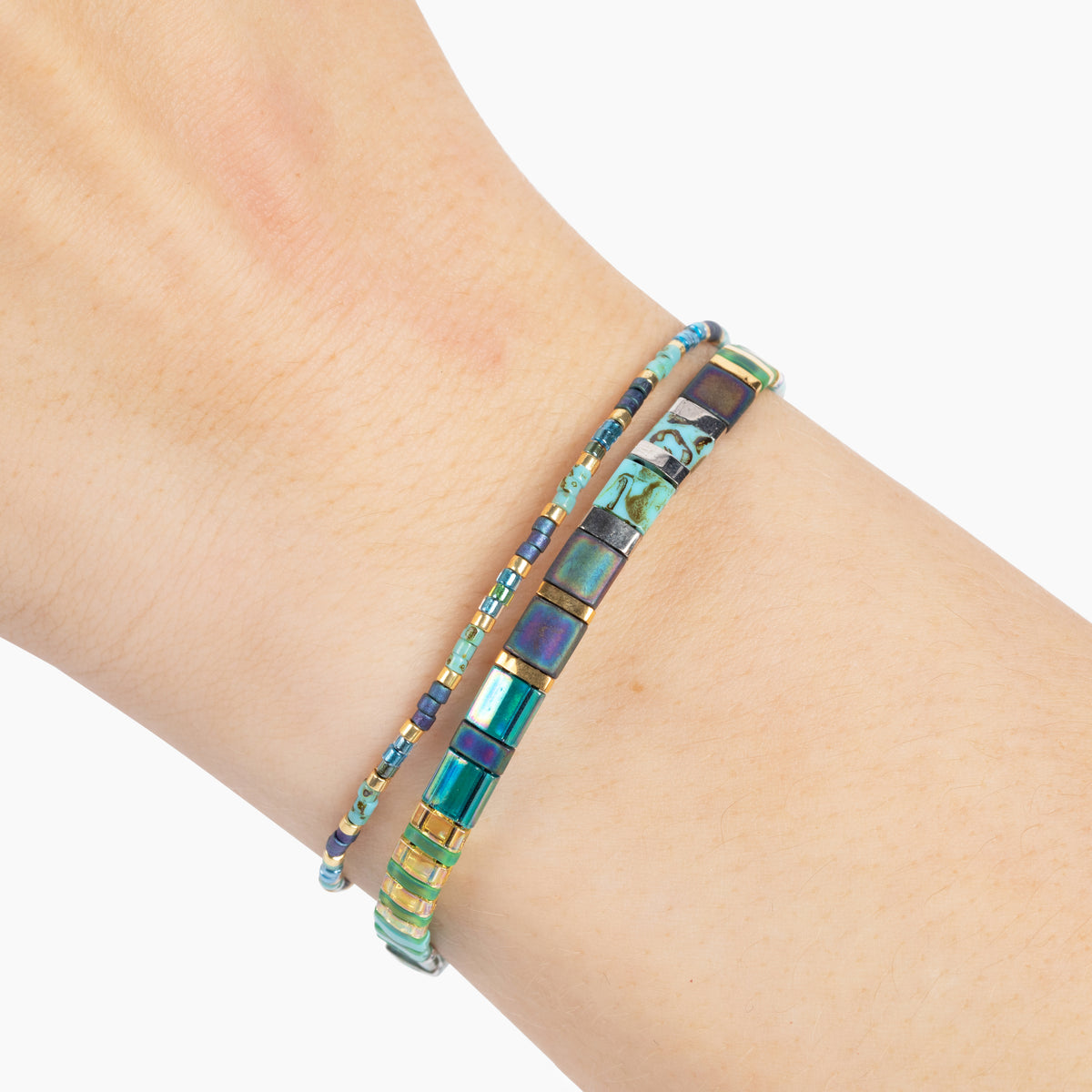 KoaKoa Tile Bead Sea Turtle Tracking Bracelet – KoaKoa.life