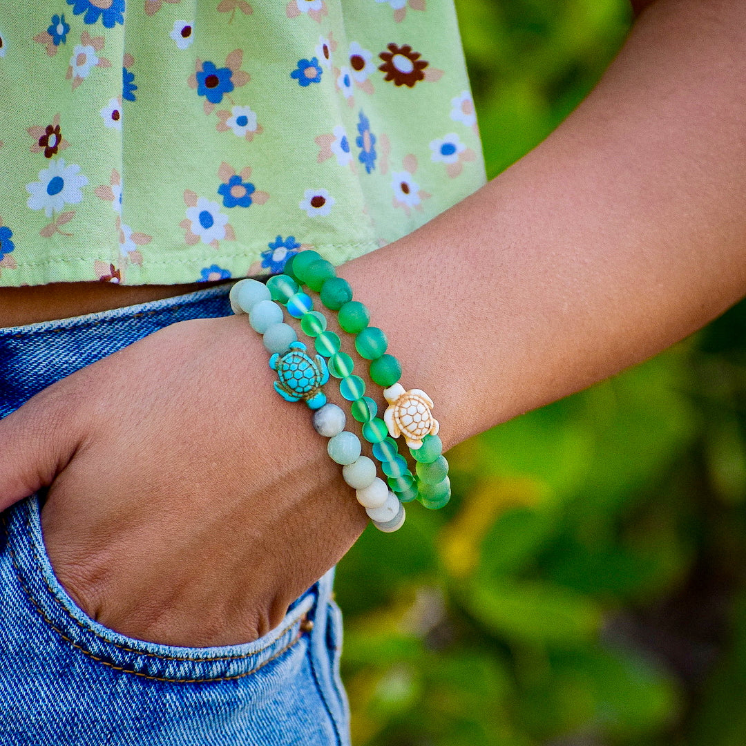 KoaKoa Original Braid Sea Turtle Tracking Bracelet – KoaKoa.life